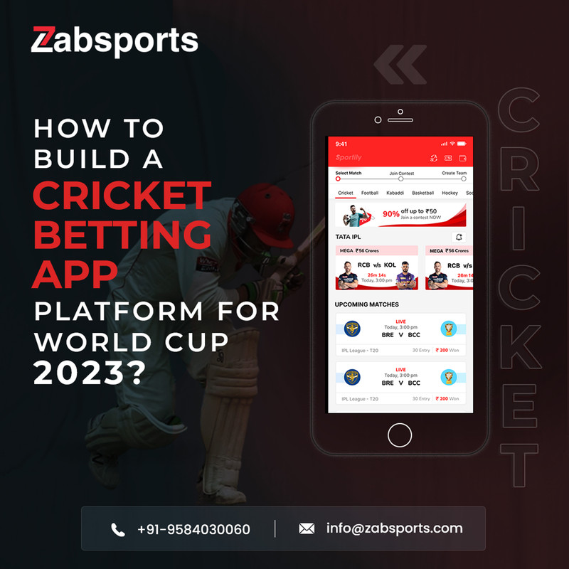 Zabsports How to build a Cricket Betting App Platform for World Cup 2023 — Postimages