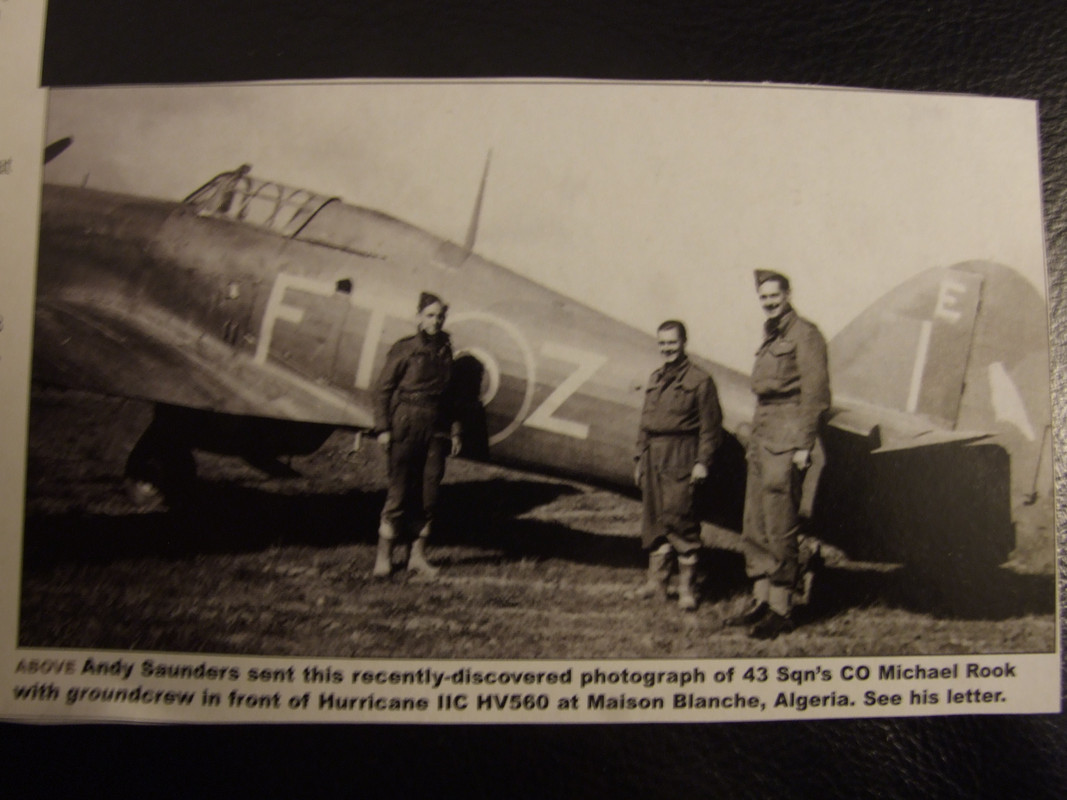 1/72nd Arma Model Hurricane Mk.IIc, Sqn. Ldr. Rook, 43 Sqn, Tunisia ...