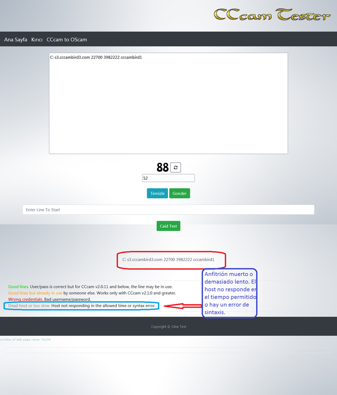 Testear lineas Cccam - DecoManiacos