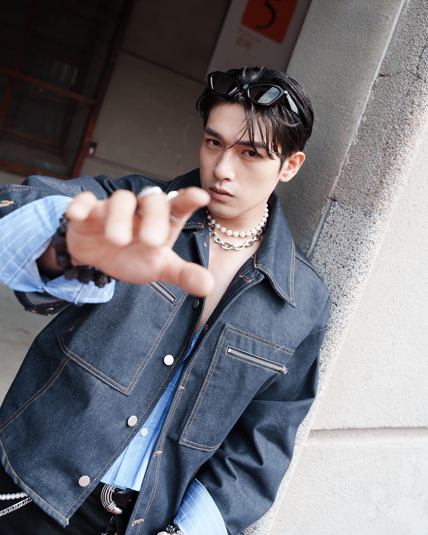 Photo by Chen jiun yan on October 18 2023 May be an image of one or more people hair and bolo ...