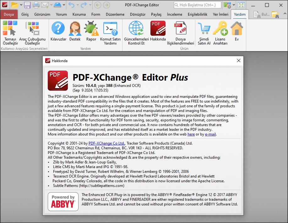 PDF-XChange Pro 10.7.3.401 Türkçe - Katılımsız - Unattended - TNC-TR