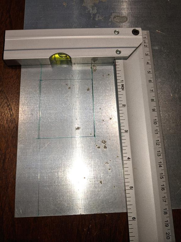 Cutting a rectangular hole in sheet metal | DIY Home Improvement Forum