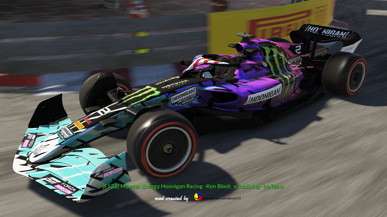 [F1 22]Hoonigan Racing Ken Block x Itsaliving MyTeam -gallery- – When ...