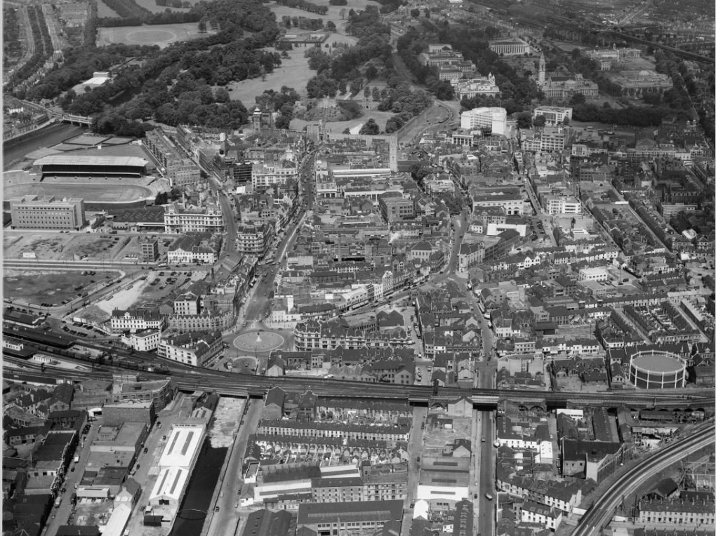 CARDIFF | Townscape 1940s/1950s vs 2018 | SkyscraperCity Forum