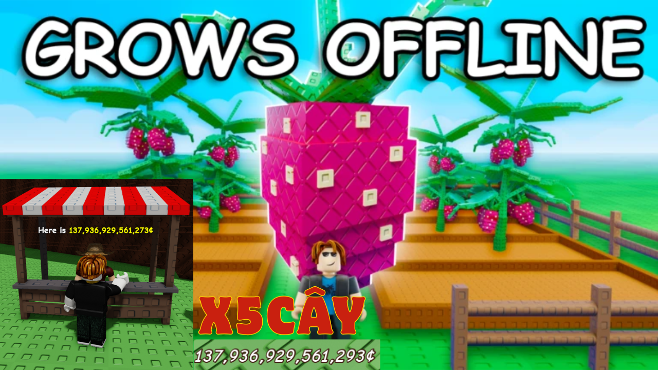 Acc Grow A Garden Giá Siêu Rẻ - MinhMaMa.com