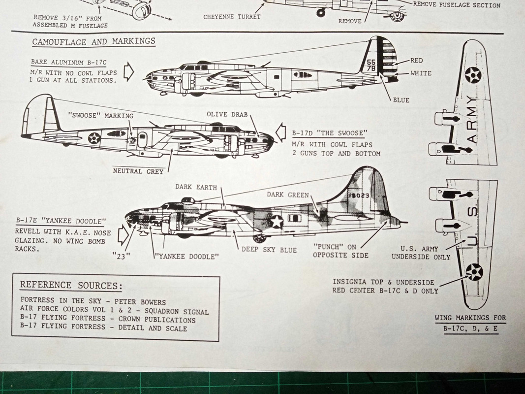 Monogram/Koster Aero Enterprise 1.48 B17C conversion. - B-17 STGB Part ...