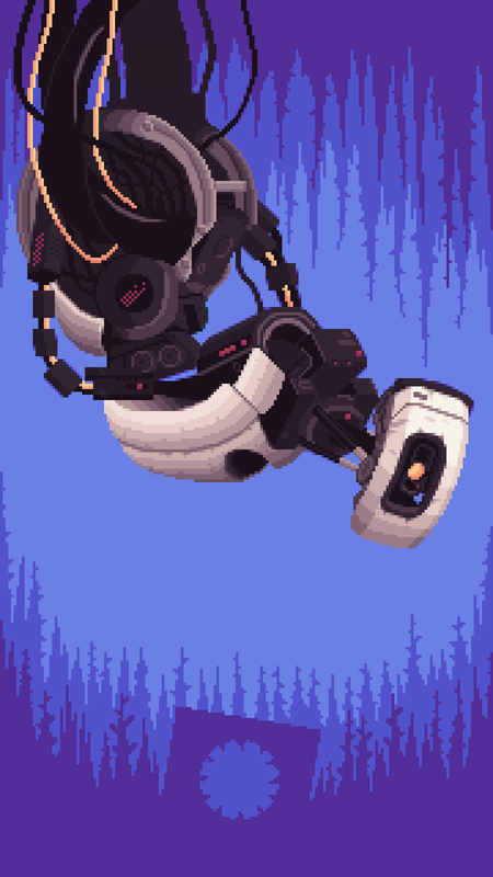 I made some GLaDOS pixel art! : r/Portal