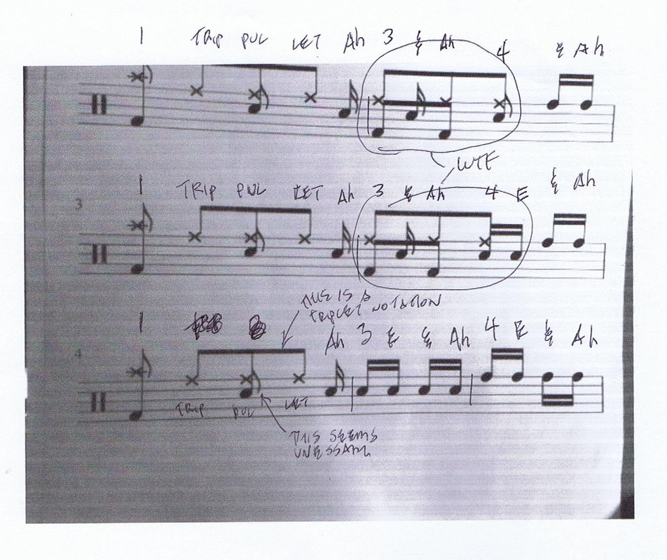 Crazy Drum Notation — Postimages