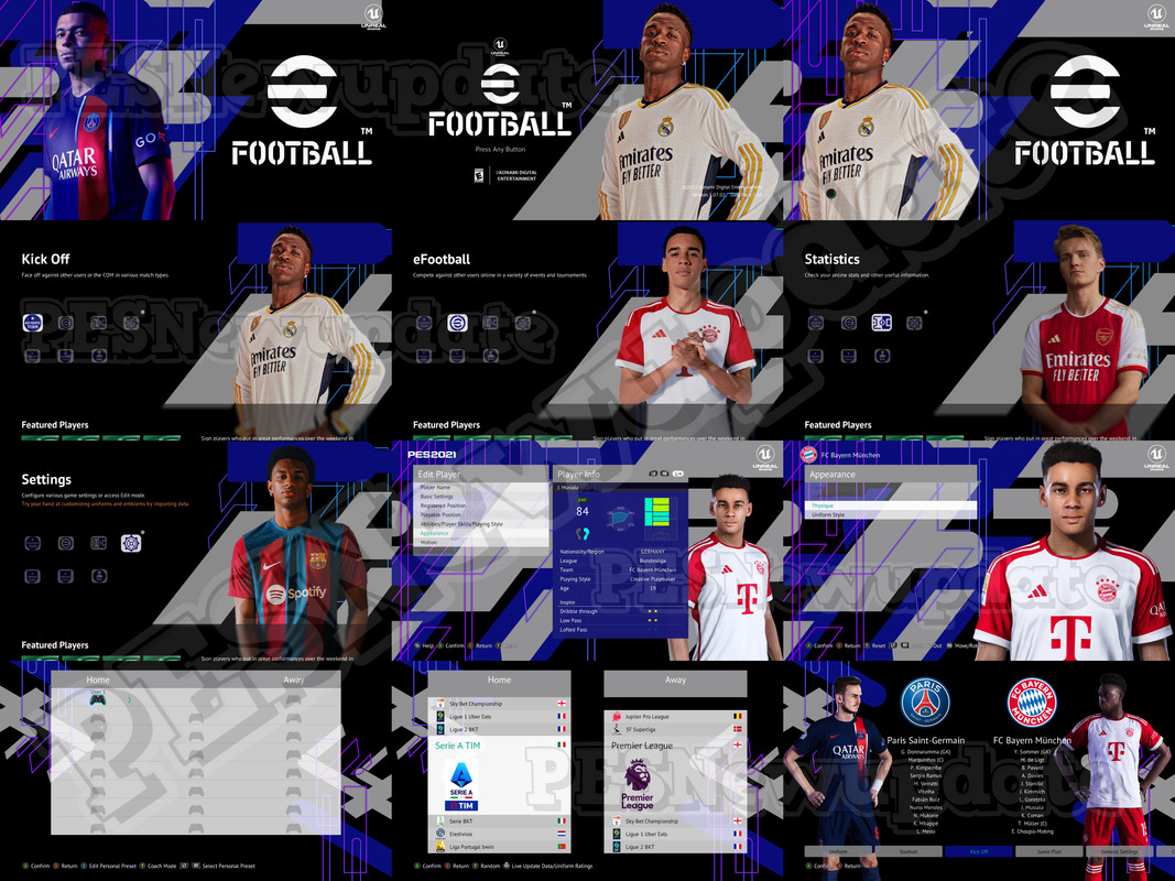 EFOOTBALL BLACK EDITION 23 24 V2 — Postimages