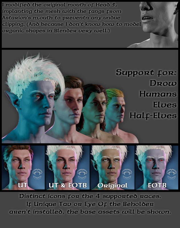 Fangs for Male Half Elf Head 5 at Baldur's Gate 3 Nexus - Mods and ...