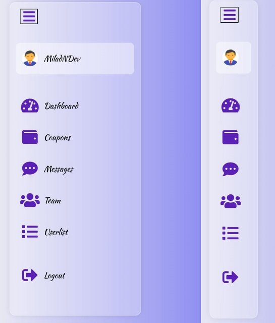 GitHub - MiladNz/Sidebar-menu-glassmorphism: Sidebar menu glassmorphism with Html , Css and Js