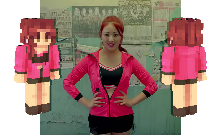 like ooh ahh ⌝ | Jihyo | Twice | 지효 2 Minecraft Skin