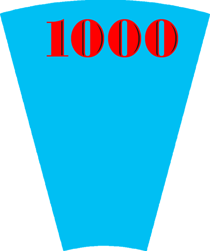 Wheel 2000 Double Width 1000 Wedge — Postimages