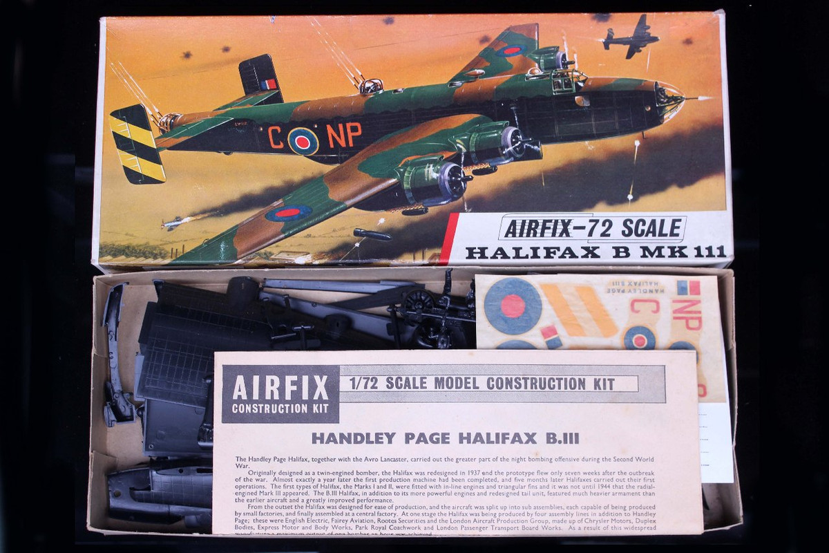 Always loved the old Airfix Halifax, must have built half a dozen since ...