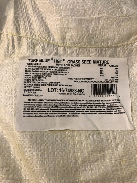Turf Blue w/ Yellow Jacket: 2020 Blend | Lawn Care Forum