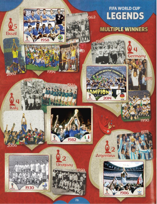 Album Panini Rusia 2018 80 — Postimages