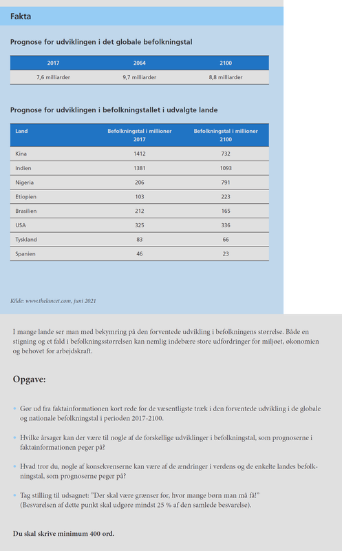 Streak 1 (studieprøve): Befolkningstal : r/WriteStreakDanish
