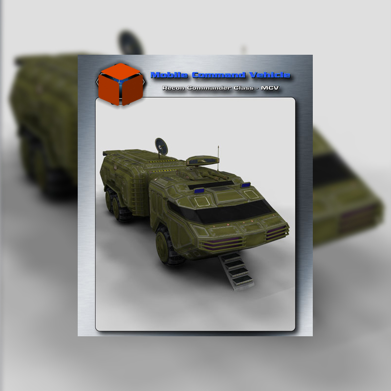 Mobile Command Vehicle – MCV + Texture Pack 1 + Extra 2025 - Free Daz ...