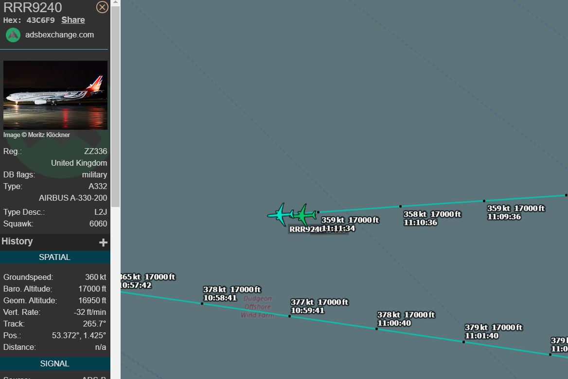 Found the RAF 'VIP' Voyager. This plane has the task of transporting ...