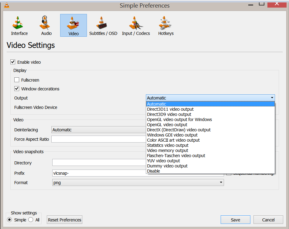 video output modules — Postimages