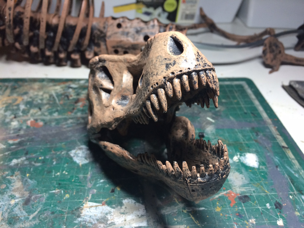 T Rex 3 feet long Skeleton - Figure Work In Progress - Britmodeller.com