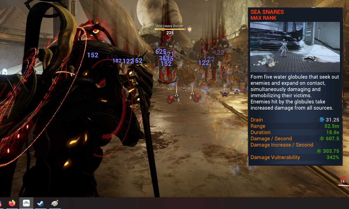 Sea Snares do not apply cold, when the ability hints that way. - Warframes - Warframe Forums