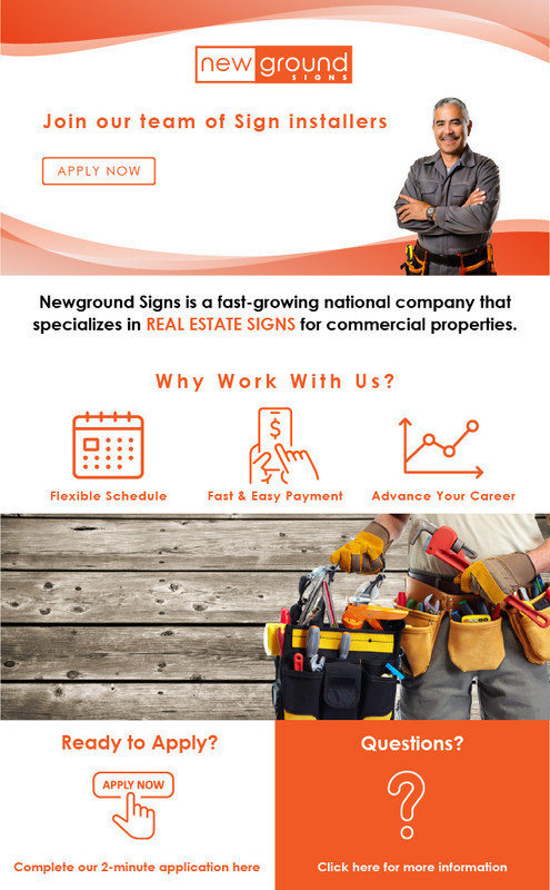 Sign Installer – Up to $50.00 Per Job for 1-2 Hours – Flexible Work ...