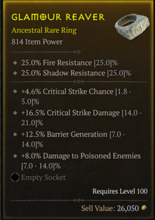 Gg Ring 3/4 Crit-crit-barrier Lvl100 - Topic - d2jsp