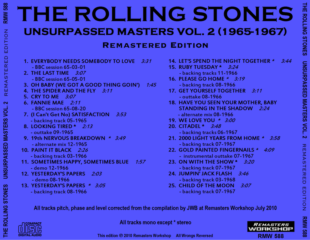 unsurpassedmastersvol2 back — Postimages