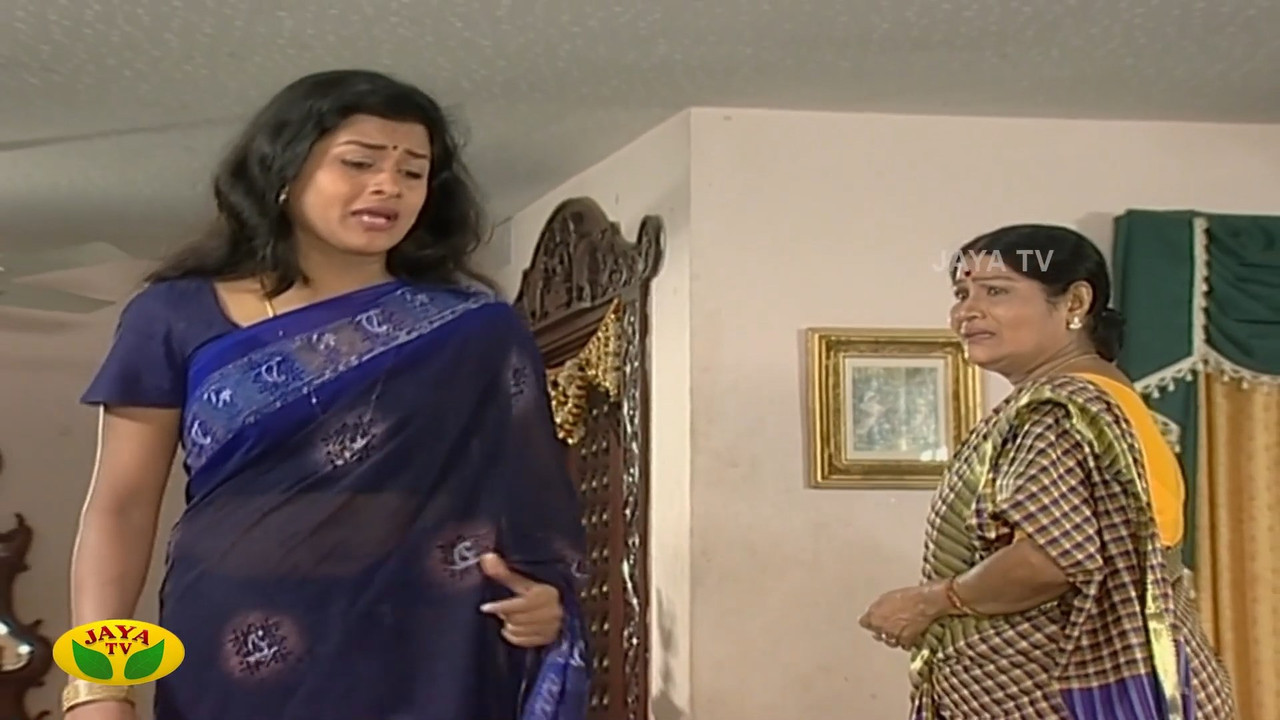 Tamil Serial actress and ranjini navel in saree mp4 snapshot 00 49 945 ...