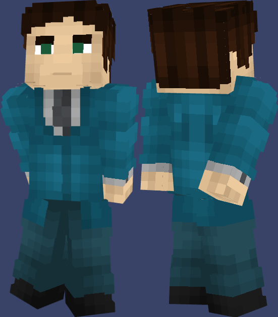James White | TS-Blue Minecraft Skin