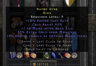 Fcr Mf Ring With Res And Mana After Each Kill - Topic - d2jsp