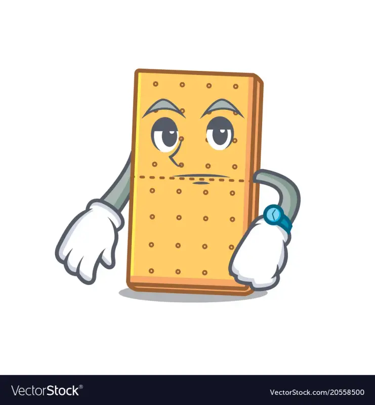 waiting graham cookies mascot cartoon vector 20558500 — Postimages