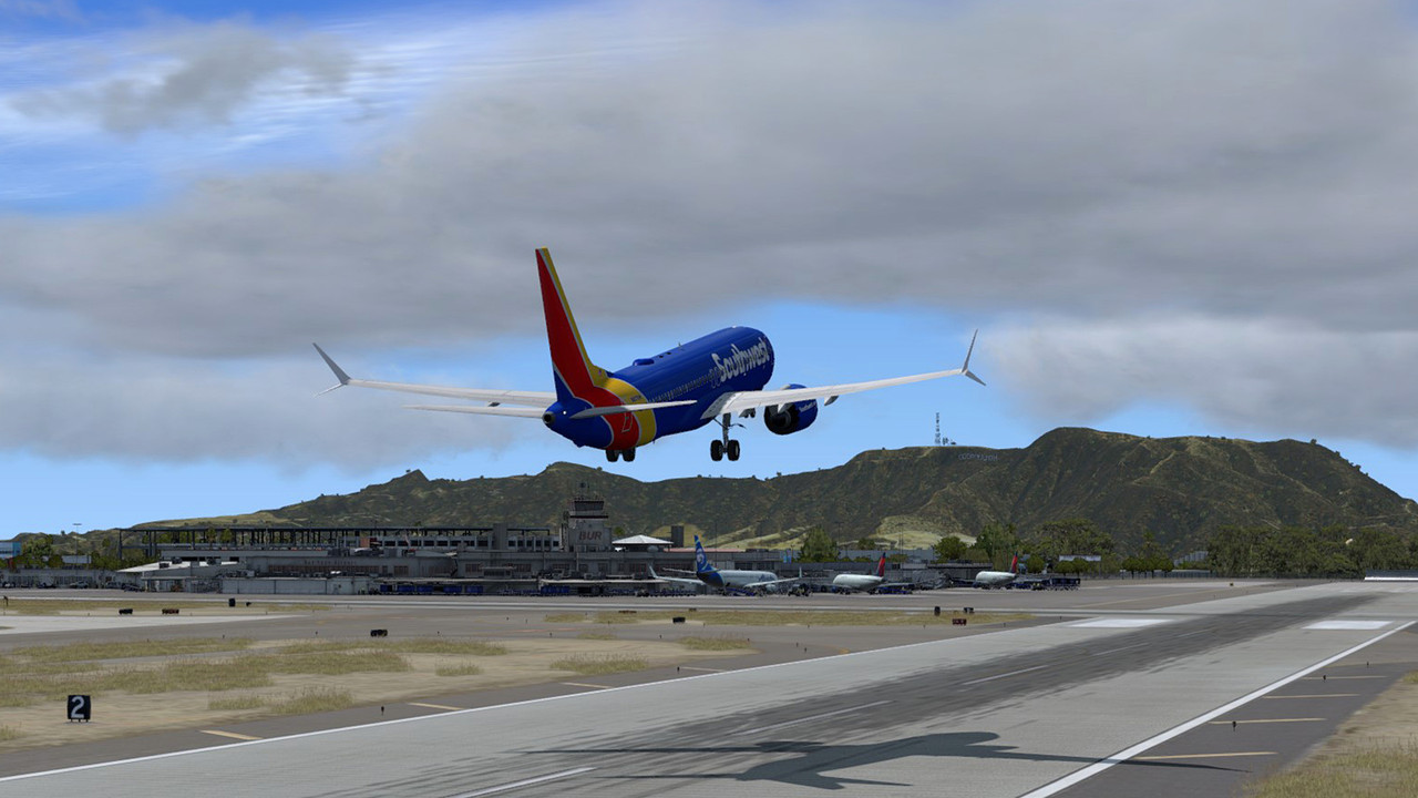 Burbank airport KBUR B737 Max 8 CA US 2 — Postimages