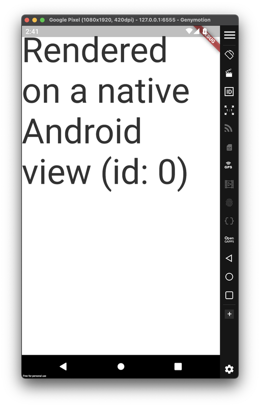 Flutter embed Native Platforms: Flutter embed Native Platforms: