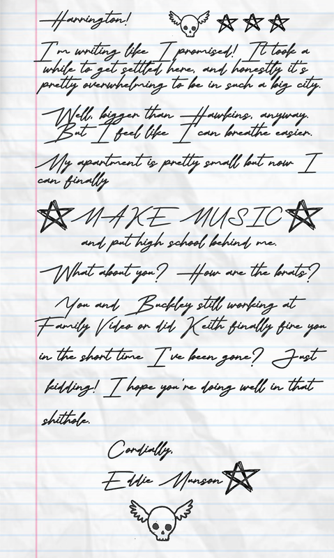 The Words Hung Above - Chapter 2 - eriaX - Stranger Things (TV 2016 ...