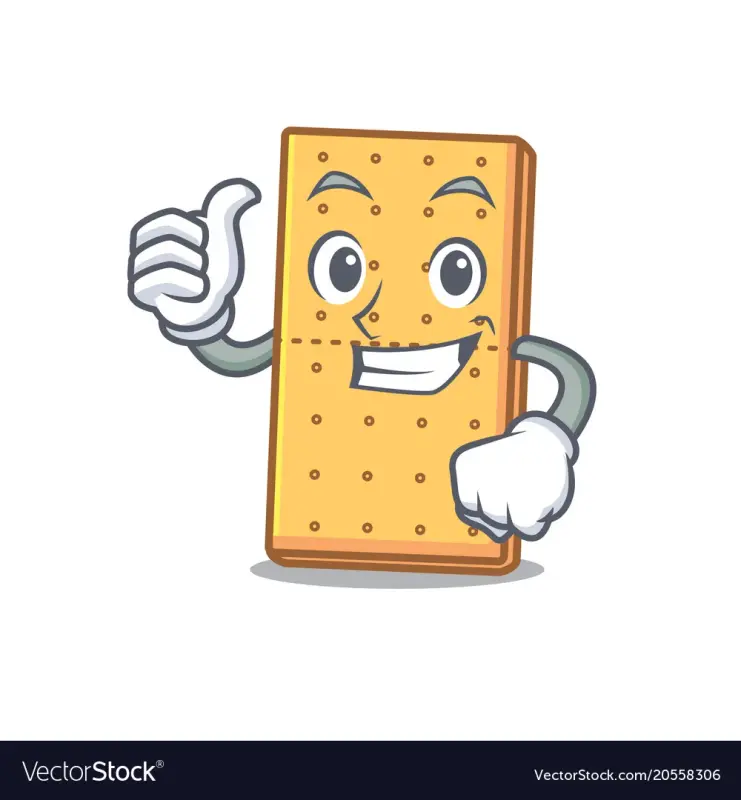 thumbs up graham cookies character cartoon vector 20558306 — Postimages