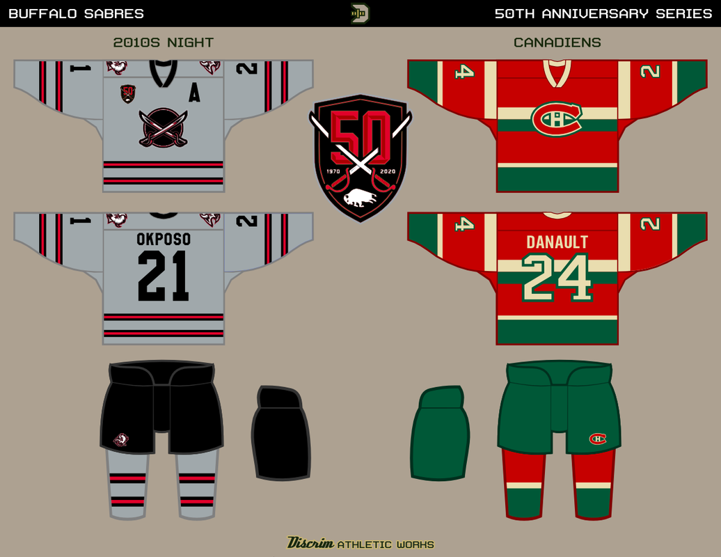 Sabres 50th Anniversary Series - Concepts - Chris Creamer's Sports ...