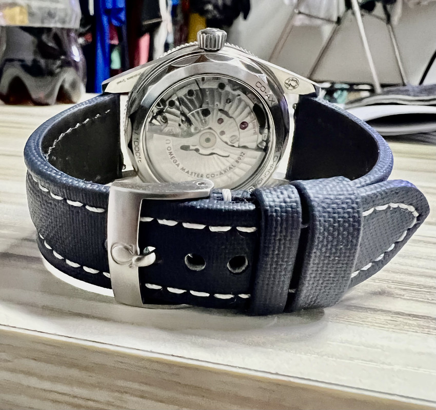 Artem sailcloth loopless + Omega style clasp | WatchUSeek Watch Forums