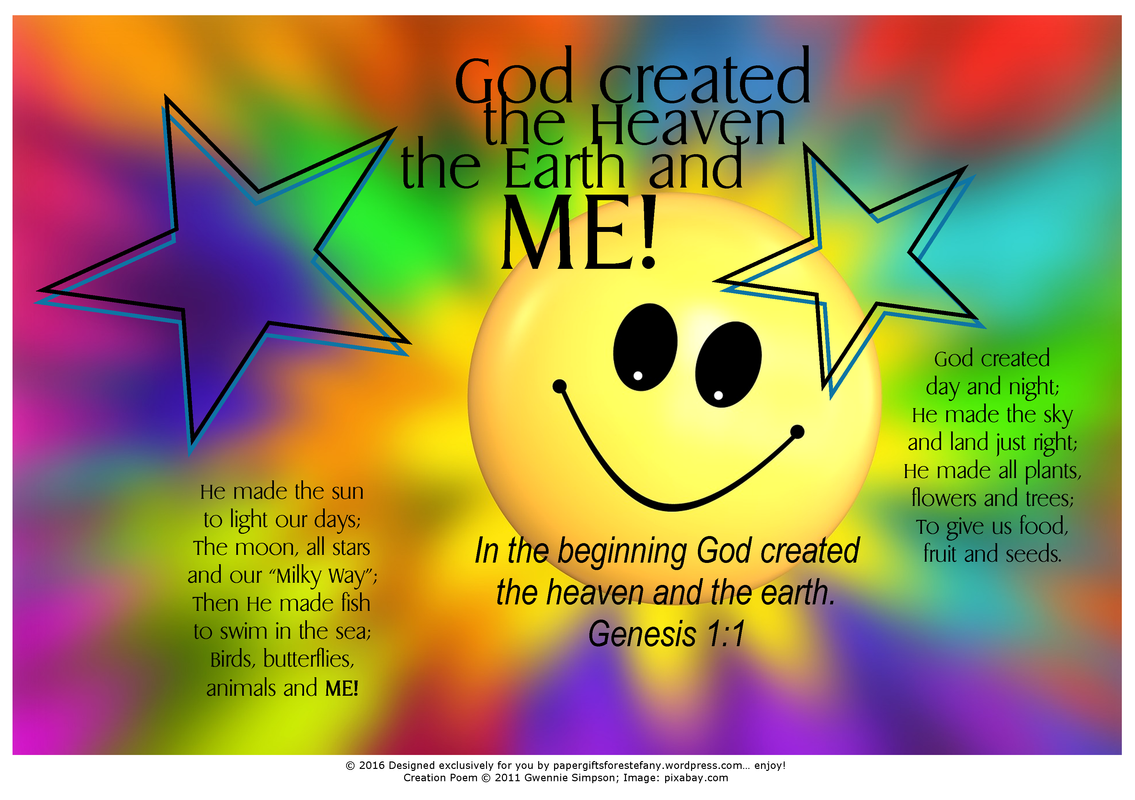 PGFE Creation Poem Poster A4 — Postimages