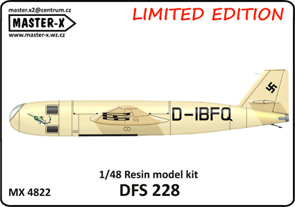 1/48 - Deutsches Forschungsinstitut für Segelflug DFS 228 resin kit by ...