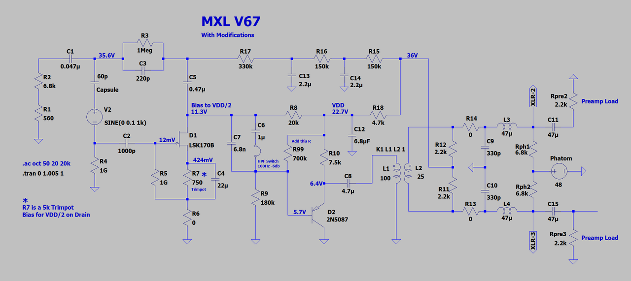 mxl v67 mic mods? - Page 10 - Gearspace