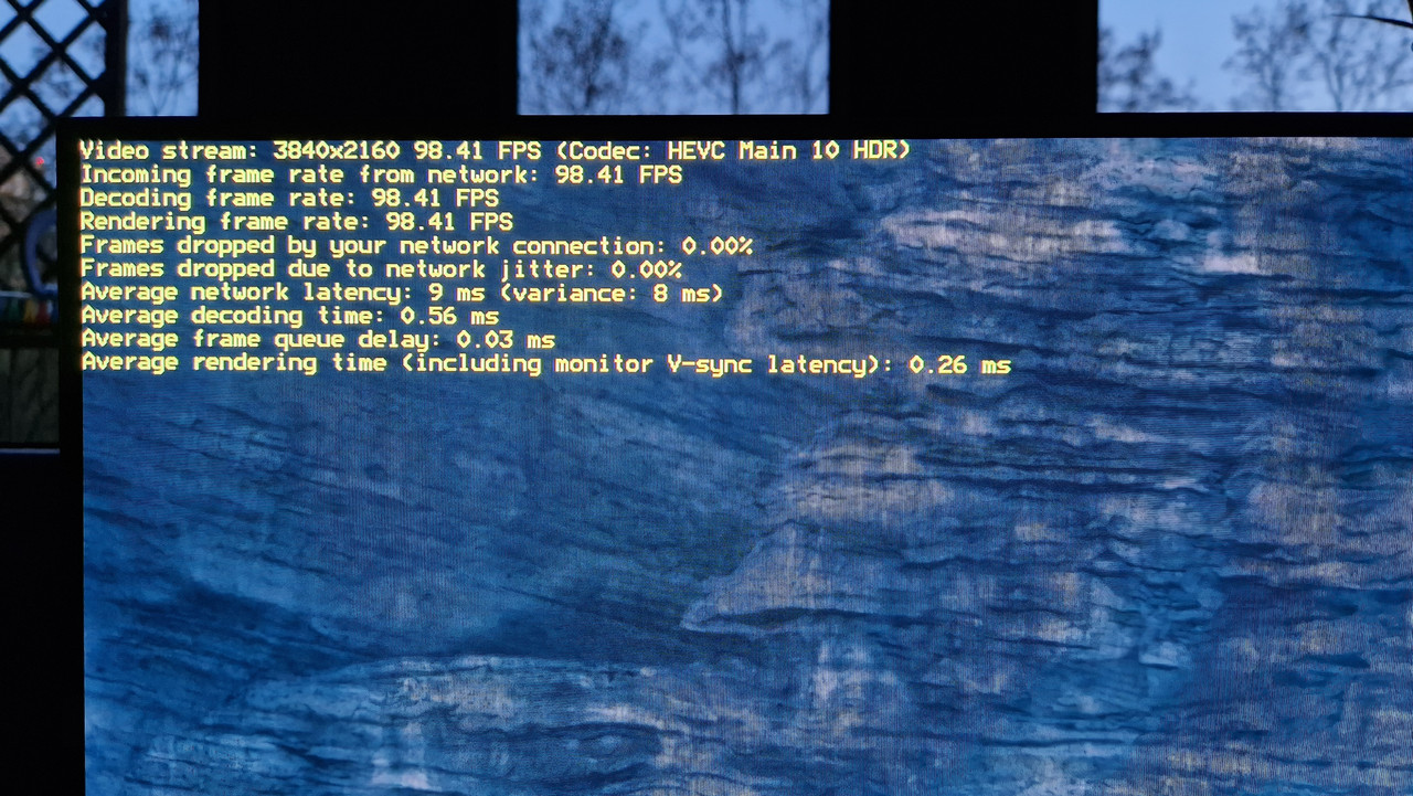 What bitrate is needed to stream 4K@120 with HDR without visible ...