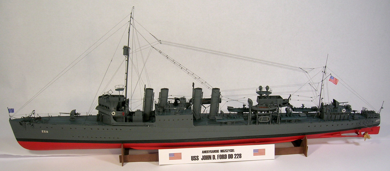 [R/G] USS JOHN D. FORD - DD 228, od podstaw by QŃ - Strona 5 - Kartonwork