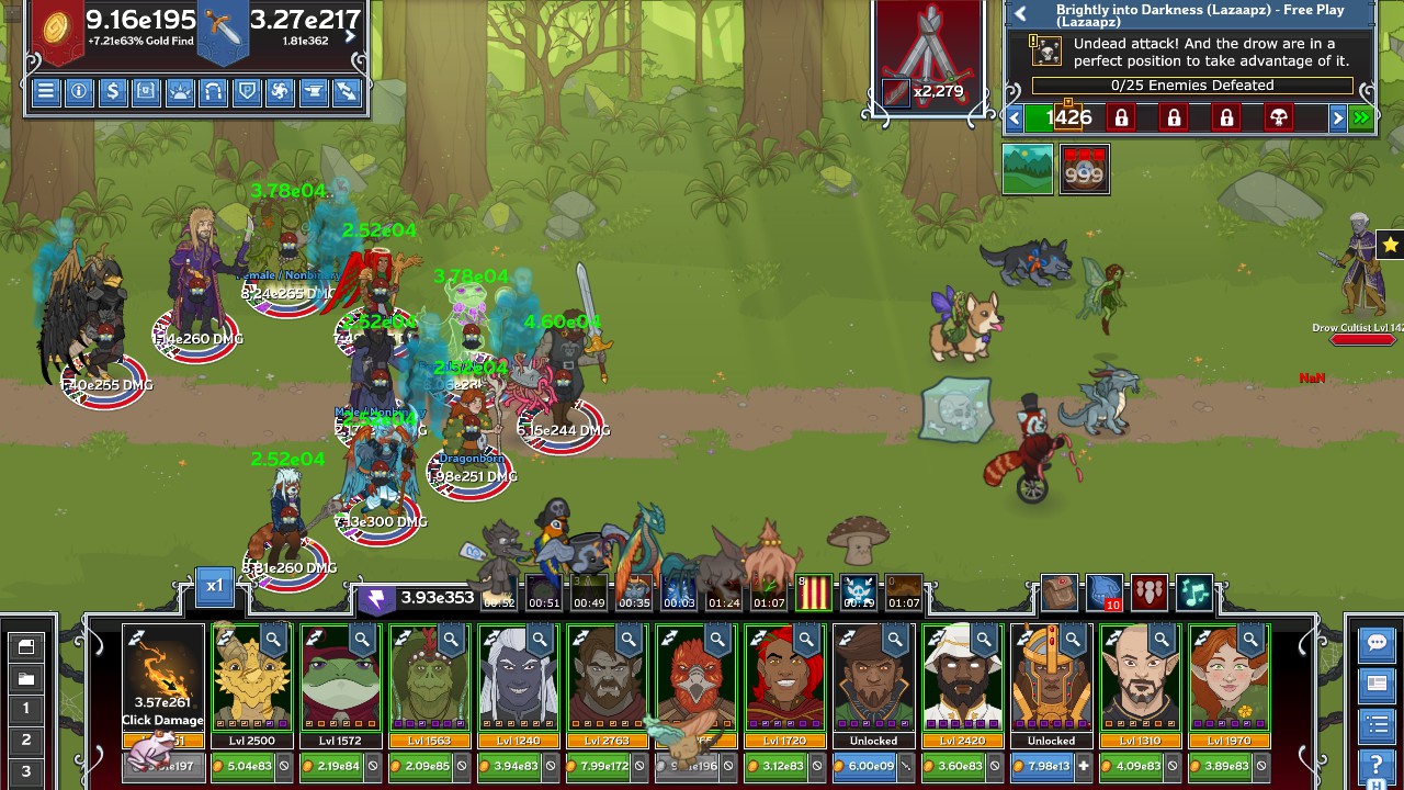 Which early game DPS can I use with Avren? : r/idlechampions