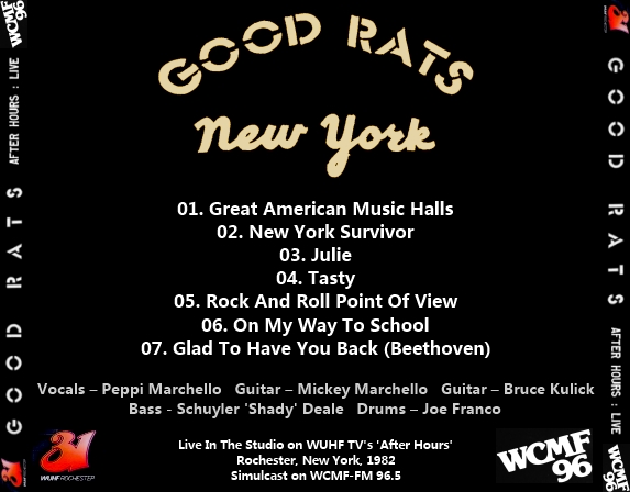 Good Rats (US) - After Hours: Live [Pre-FM Bootleg] (1982) • Heavy ...