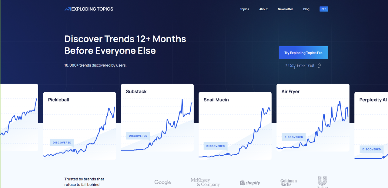 Mua Chung SEO Tool - Exploding Topics - Authority - May 27, 2025