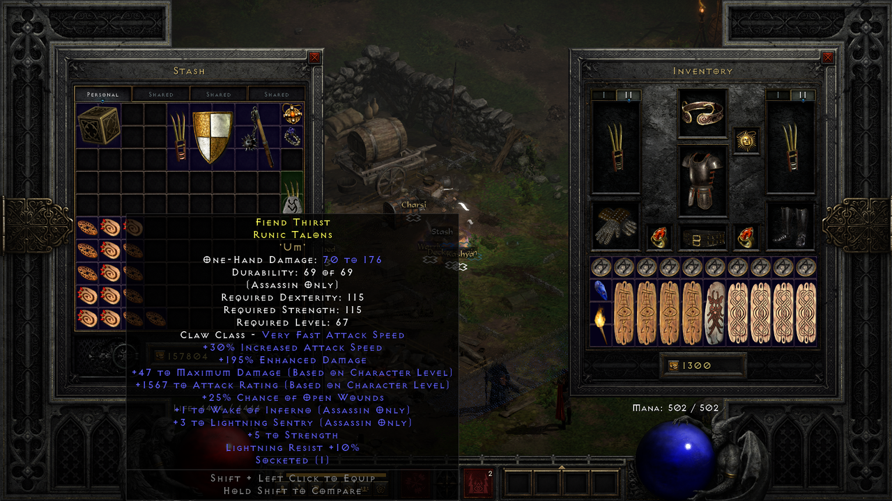 Runic Talons 30 Ias / 195 Ed / Fools / 3 Ls - Topic - d2jsp