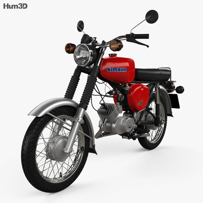 Simson S50 / S51 - Free Daz 3D Models