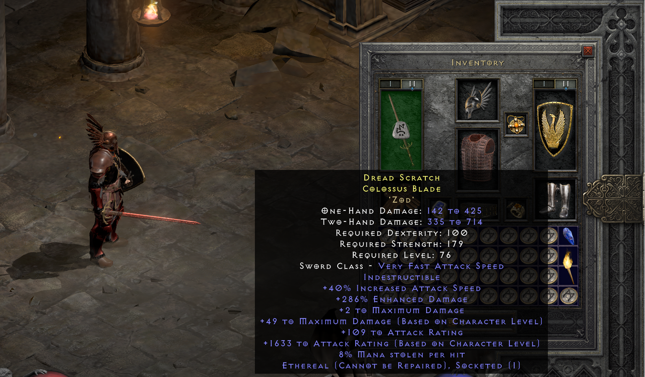 Eth Fool Colossus Blade Huge Extra Ar Red - Topic - d2jsp